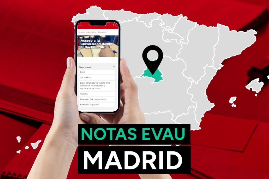 Notas EVAU Madrid 2024: resultado de los exámenes