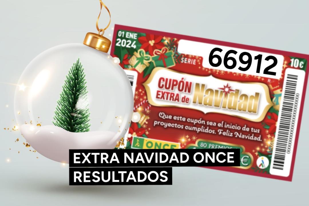 ONCE: Cupón Extra de Navidad 2024, comprobar resultados en directo