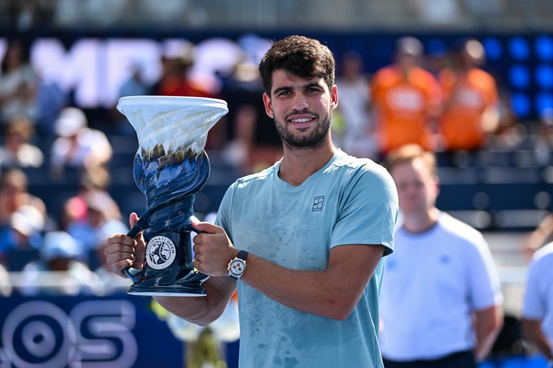 Aplausos a Carlos Alcaraz por lo primero que hizo nada más ganar el Masters 1.000 de Cincinnati