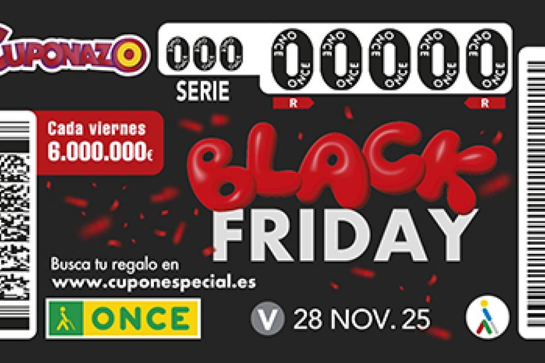 Premios del Cuponazo Black Friday de la ONCE 2025