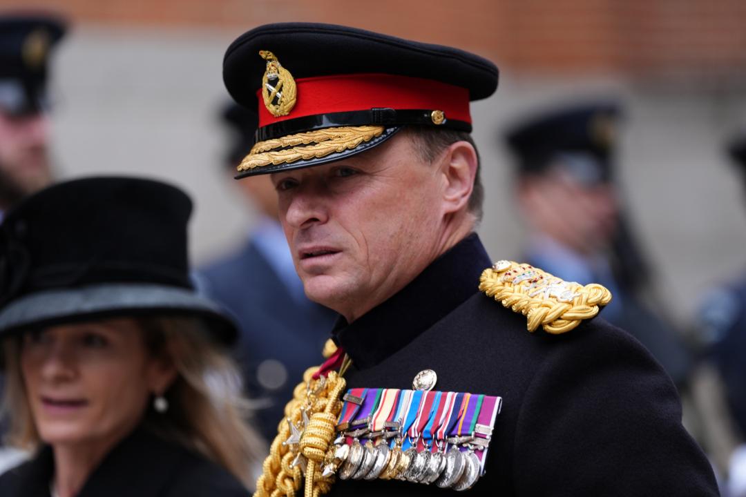 Roland Walker, jefe del ejército británico, subraya que los ucranianos ...