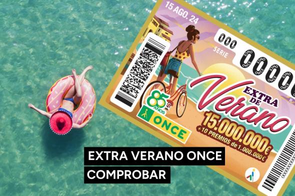 Resultados del sorteo del Extra de Verano de la ONCE 2024