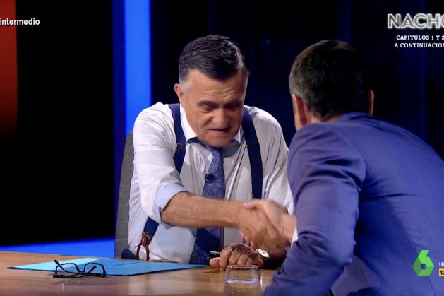 El Gran Wyoming interrumpe a Sánchez, le suelta esto y el presidente le ...