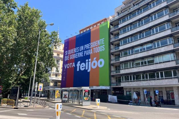 El PP despliega una nueva lona y muchos le señalan dos cosas: saltan a ...