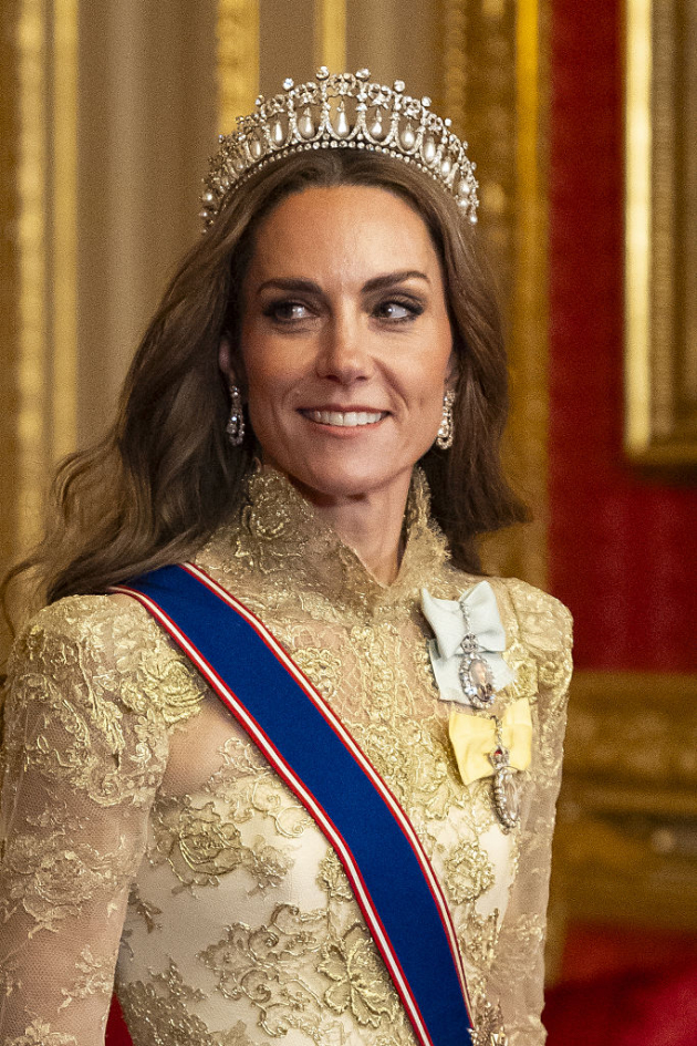Kate Middleton deslumbra a Trump en la cena de gala y Melania se ...