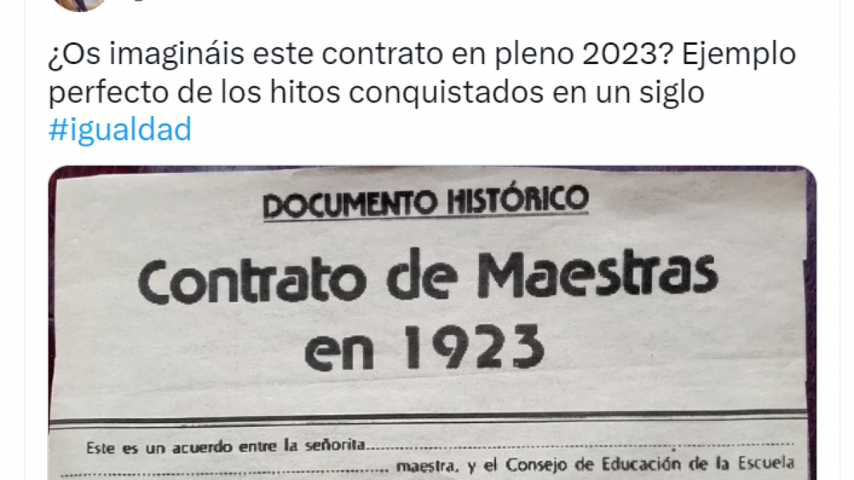 El inaudito contrato que tenían las profesoras hace 100 años: ver para ...