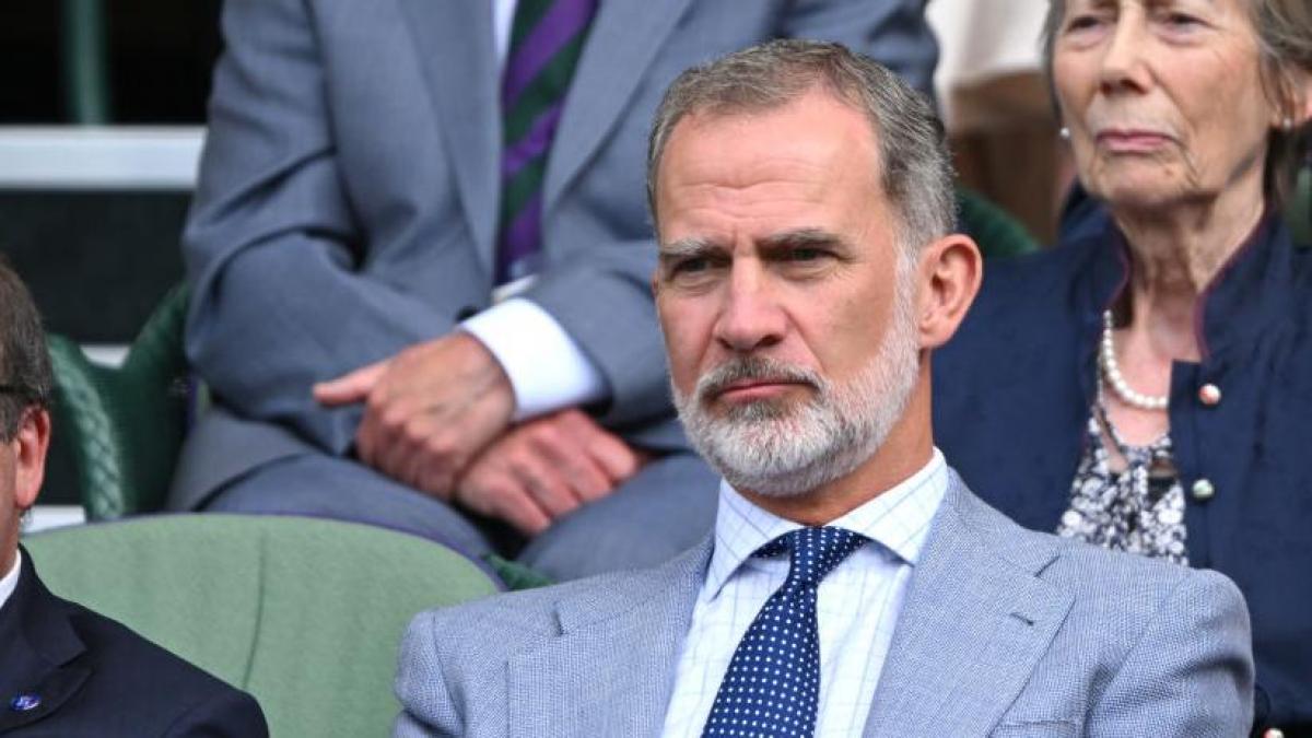 Un experto se fija en Felipe VI en Wimbledon: 'Es muy raro ver este nivel'