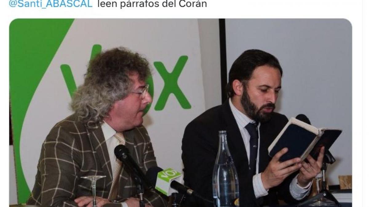 No son pocos los que están recuperando este tuit de Vox de 2015 sobre ...