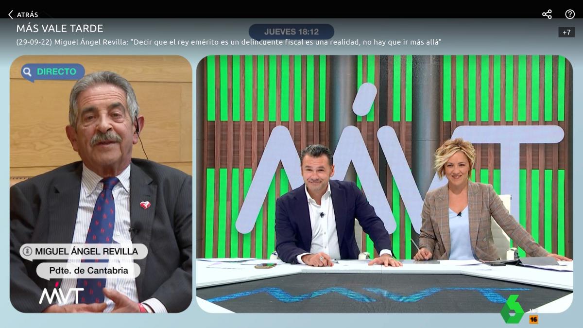 La cara y la reacción de Revilla cuando le preguntan por Tamara Falcó ...