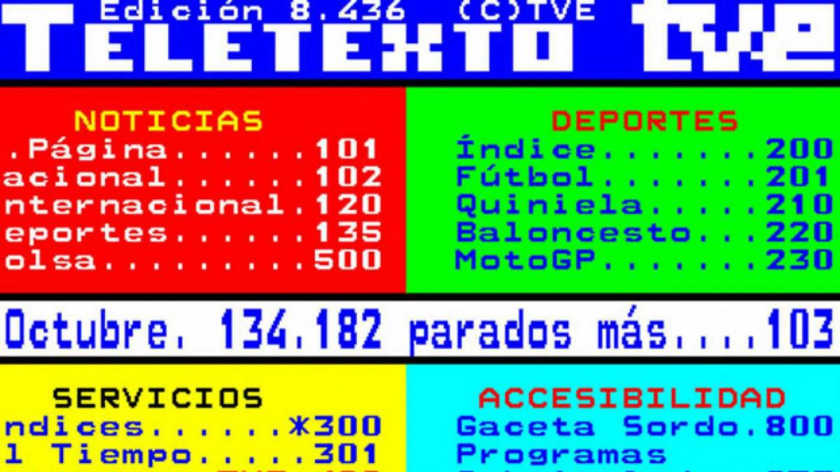 Así sobrevive el Teletexto en los tiempos del 5G: quiénes lo hacen y ...