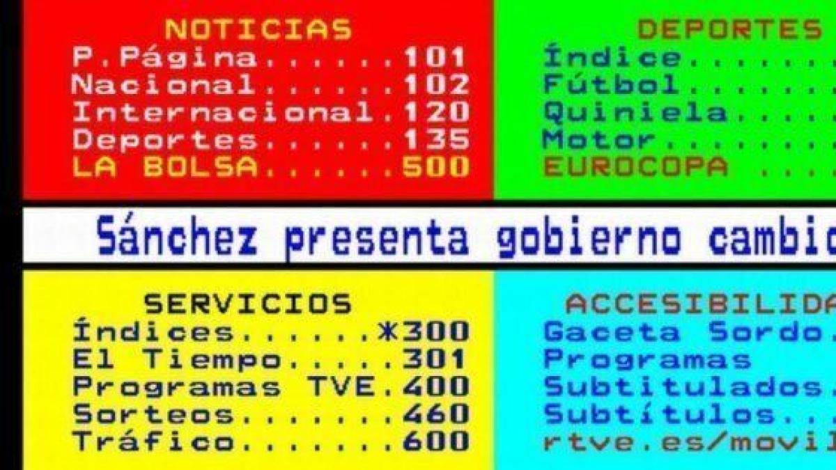 Hola al teletexto: cómo volver a activar el Internet de los noventa que ...