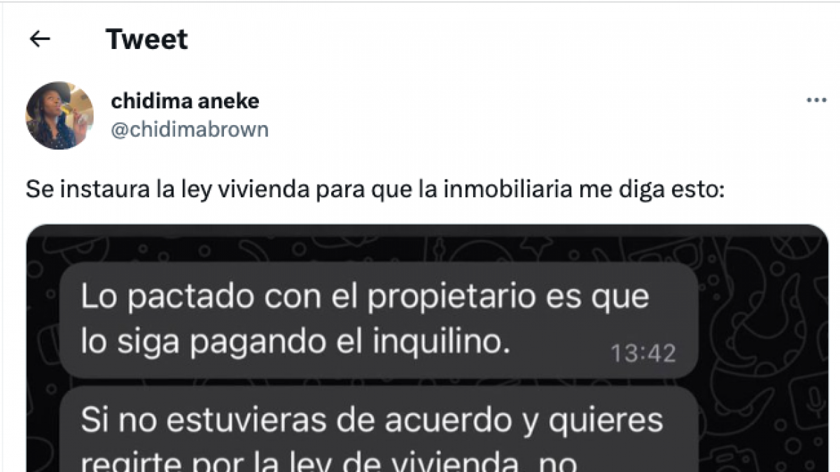 Indignación total en Twitter por este mensaje de WhatsApp de una ...