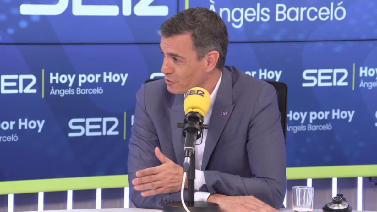 Sánchez en la SER: 'No es que quieran derogar el sanchismo, es que ...