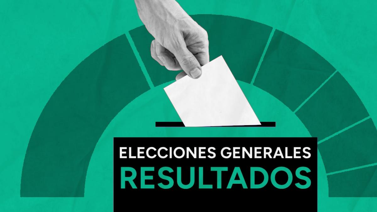 Mapa de resultados de las elecciones generales 2023