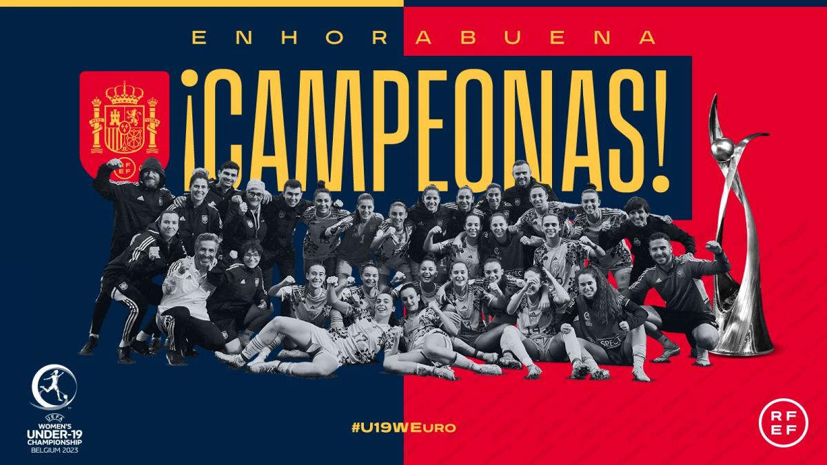 España, campeona de Europa sub-19 por quinta vez tras la angustia de ...