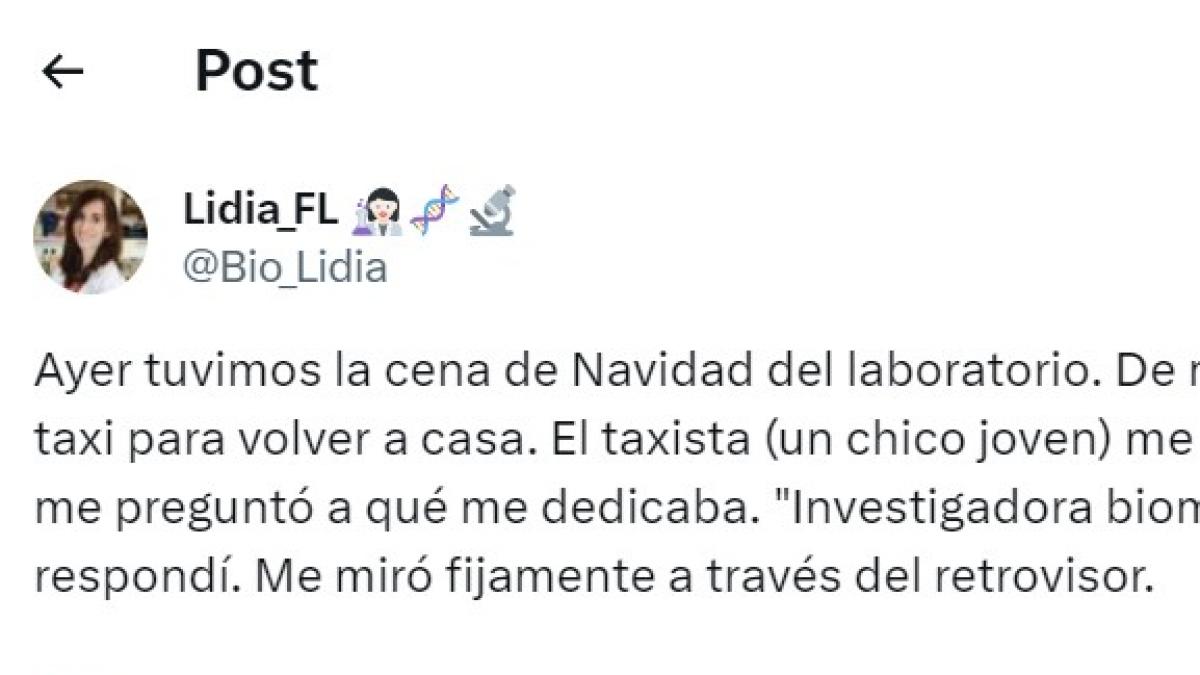 Una científica se corona al contar la conversación que ha tenido con un ...