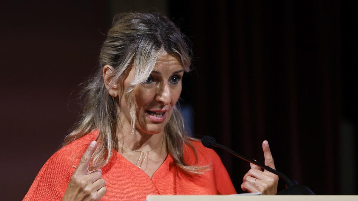 Yolanda Díaz desvela a qué se refería cuando se coló en el micro el 'a ...