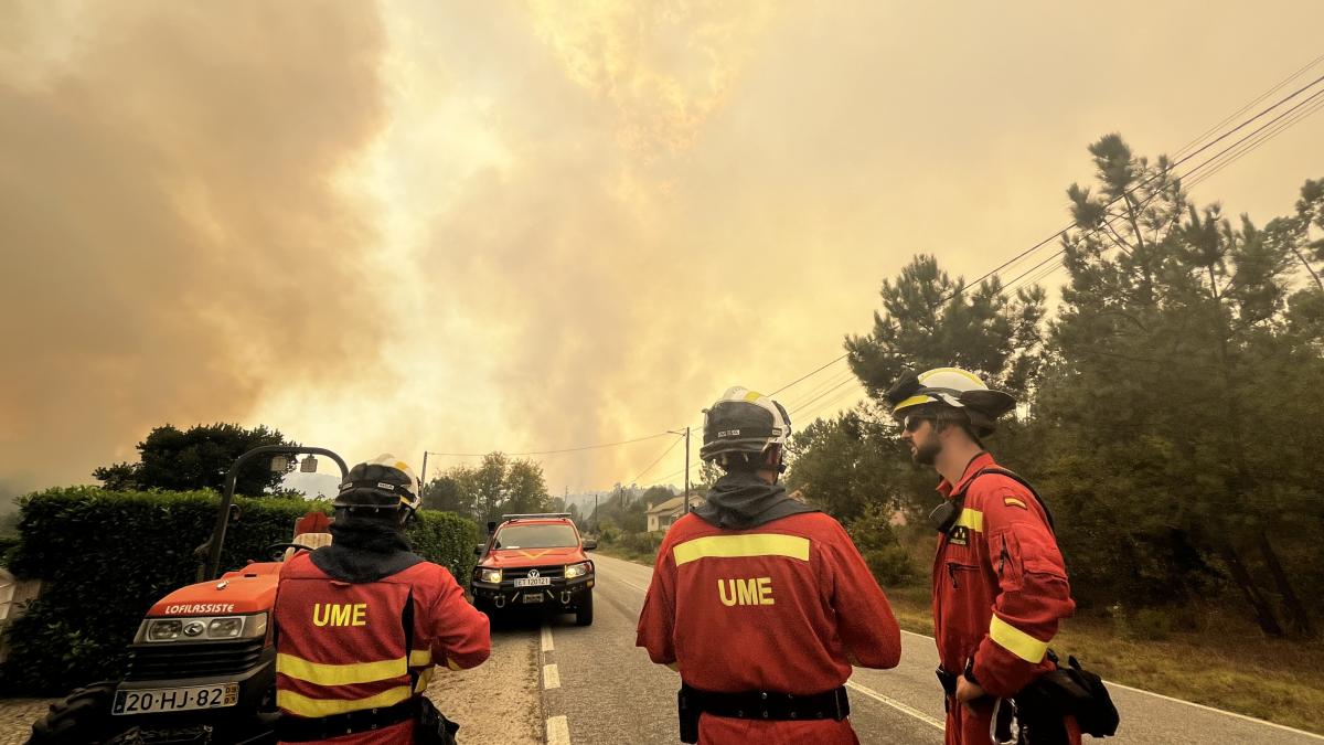 La unidad especial española salta la frontera para salvar Portugal