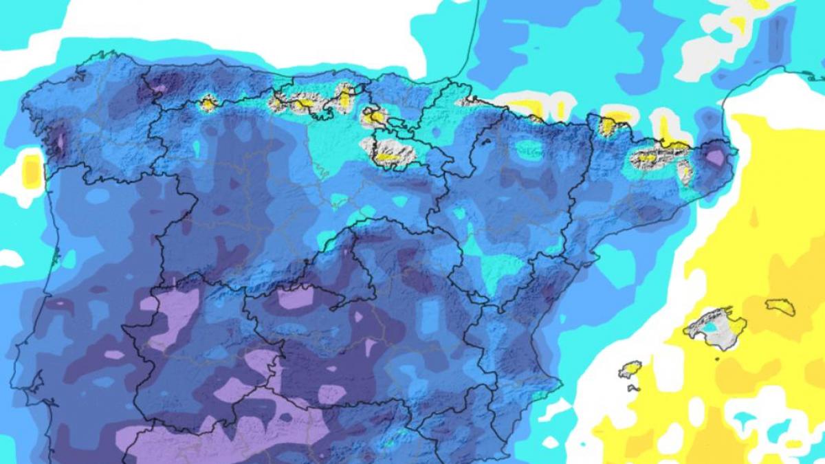 La AEMET confirma la entrada de una masa polar del norte de Europa ...