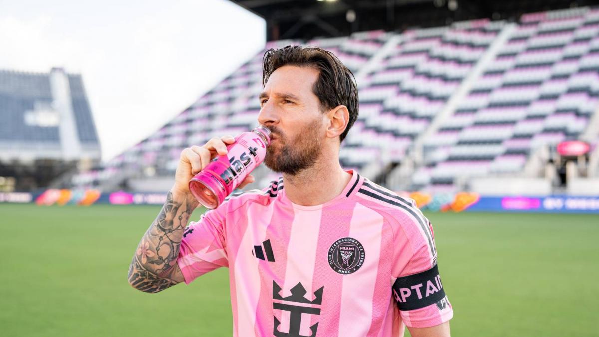 Inter Miami y la nueva marca de bebidas de Leo Messi firman una alianza