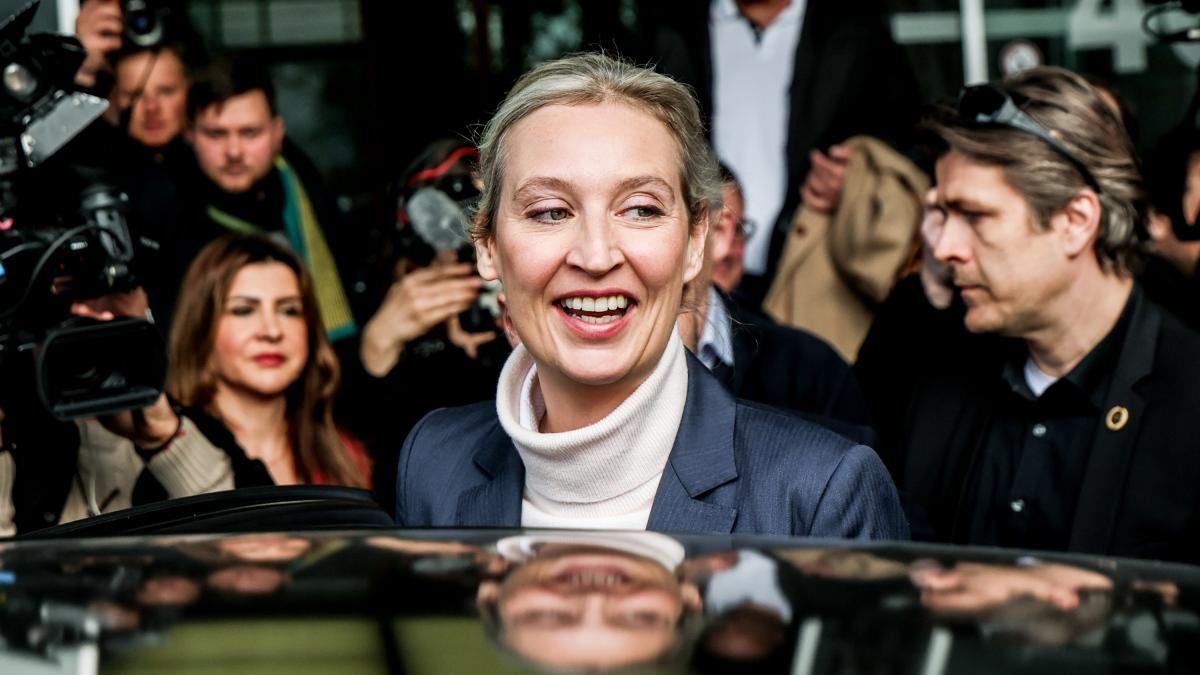 Weidel, líder de la ultraderechista AfD: 'El cordón sanitario debe ...