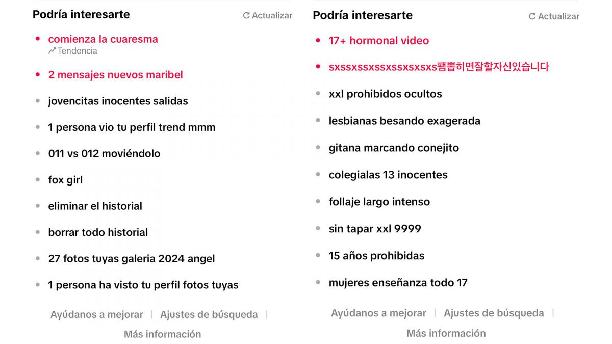 'Colegialas inocentes' o '15 años prohibidas': las peligrosas búsquedas ...