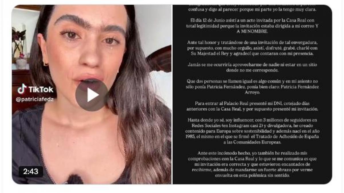 La 'influencer' Patricia Fernández denuncia que la 'influencer' Patricia Fernández ha ido a un ...