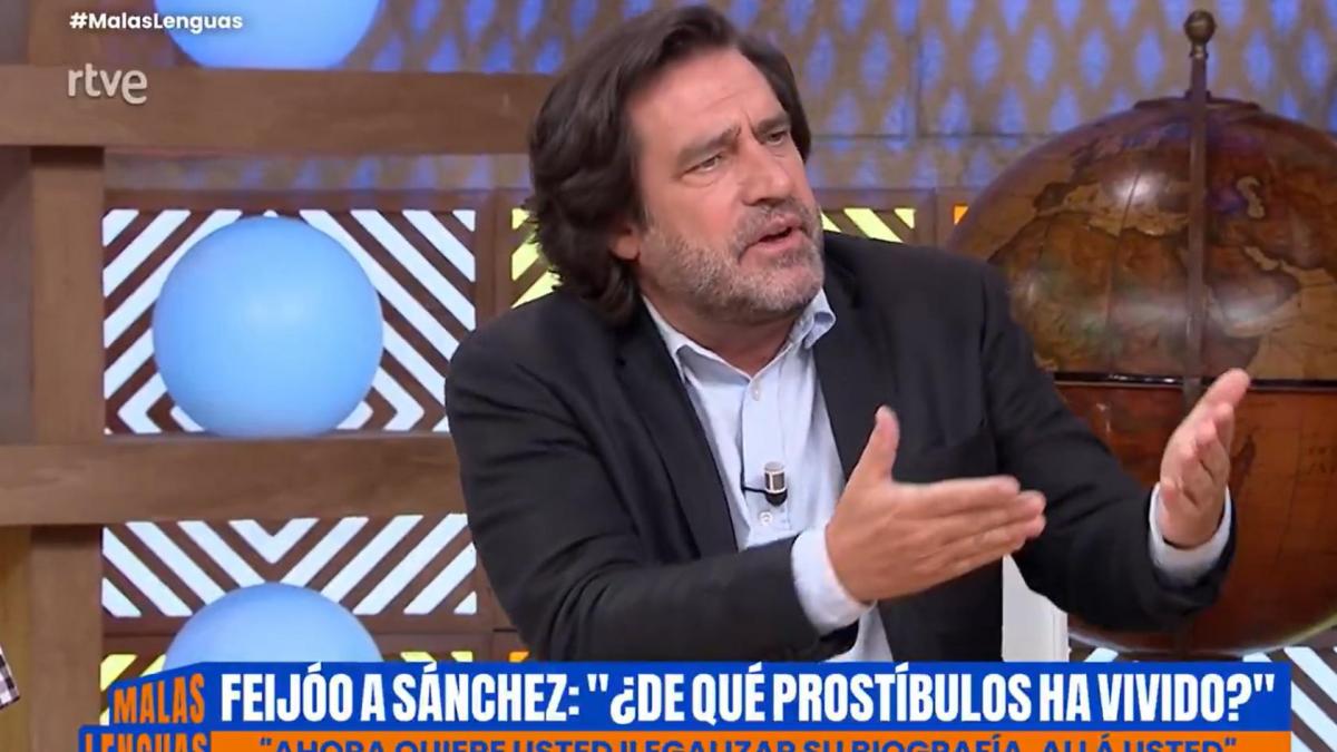El politólogo Luis Arroyo no duda en reaccionar al instante con una frase al escuchar a Feijóo y ...
