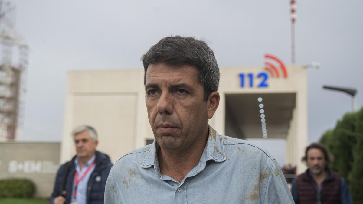 Sigue en directo la declaración institucional de Carlos Mazón un año ...