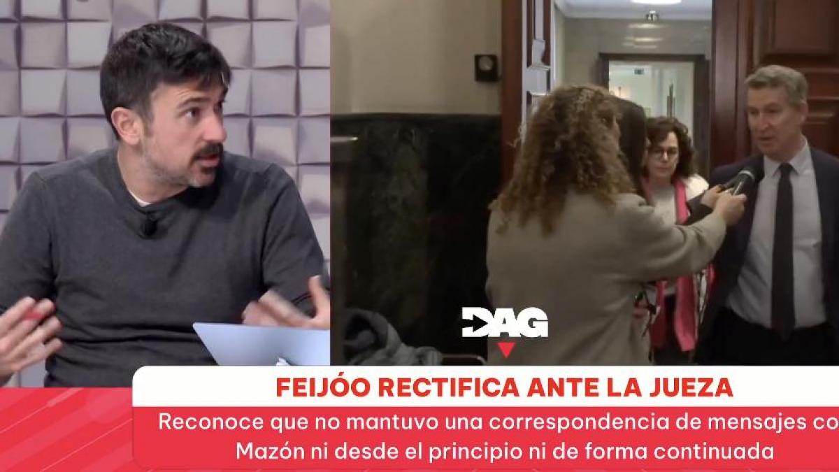 Feijóo rectifica sobre los mensajes con Mazón el día de la DANA y Ramón ...