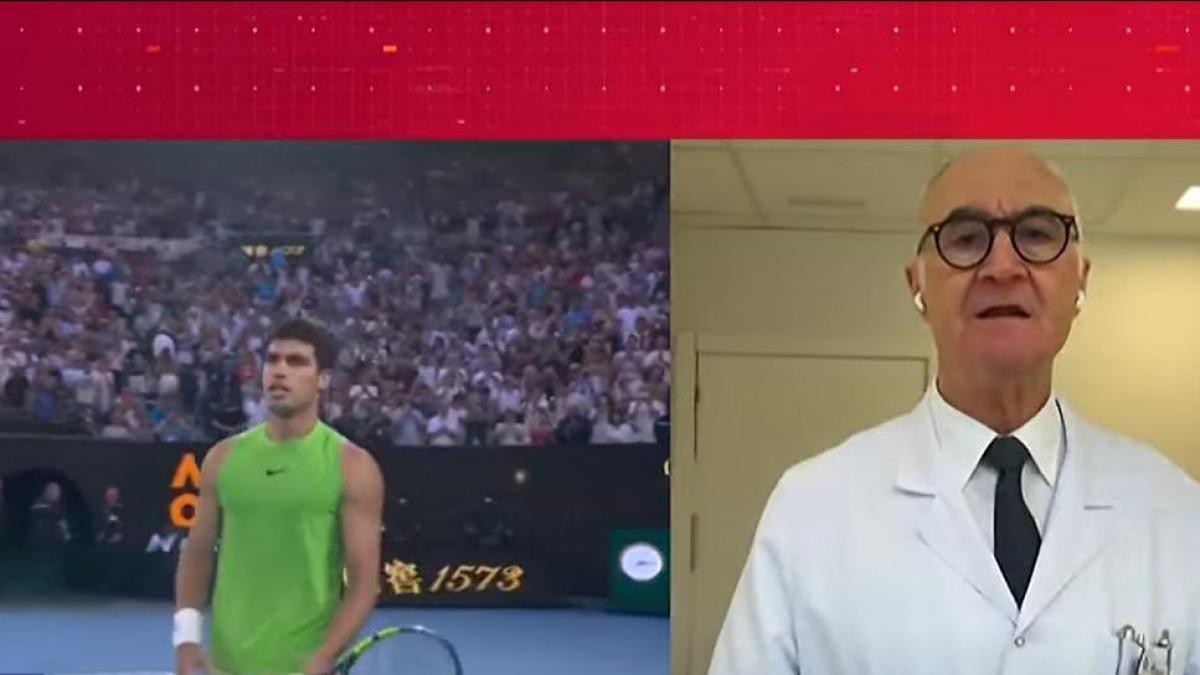 El doctor Ripoll, traumatólogo, sobre las molestias de Alcaraz en ...