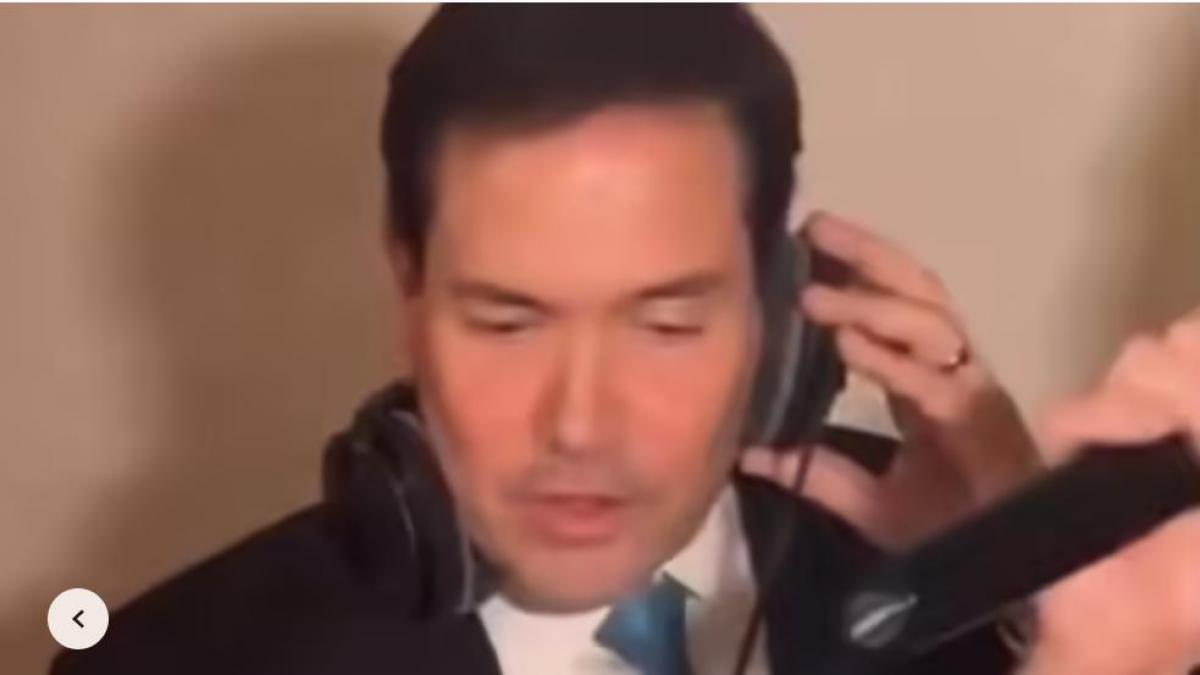 Marco Rubio, jefe de la diplomacia de Trump, dándolo todo como DJ en ...