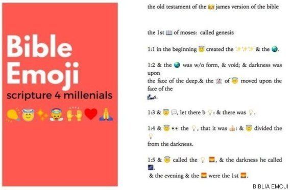 Llega la primera Biblia en 'emojis'