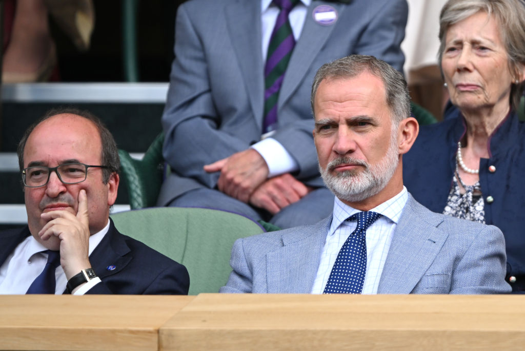 Un experto se fija en Felipe VI en Wimbledon: 'Es muy raro ver este nivel'
