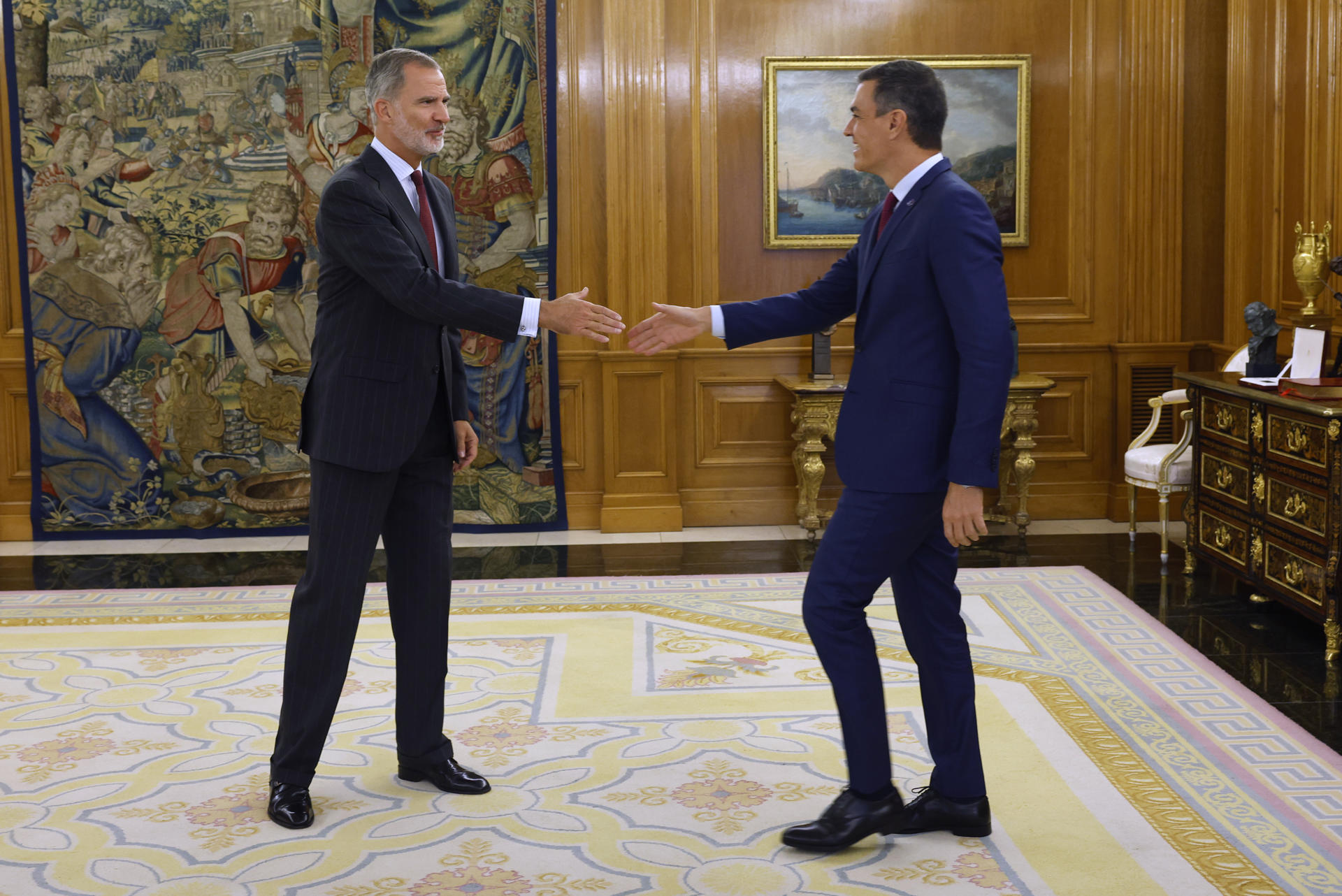 El rey encarga a Sánchez presentarse a la investidura