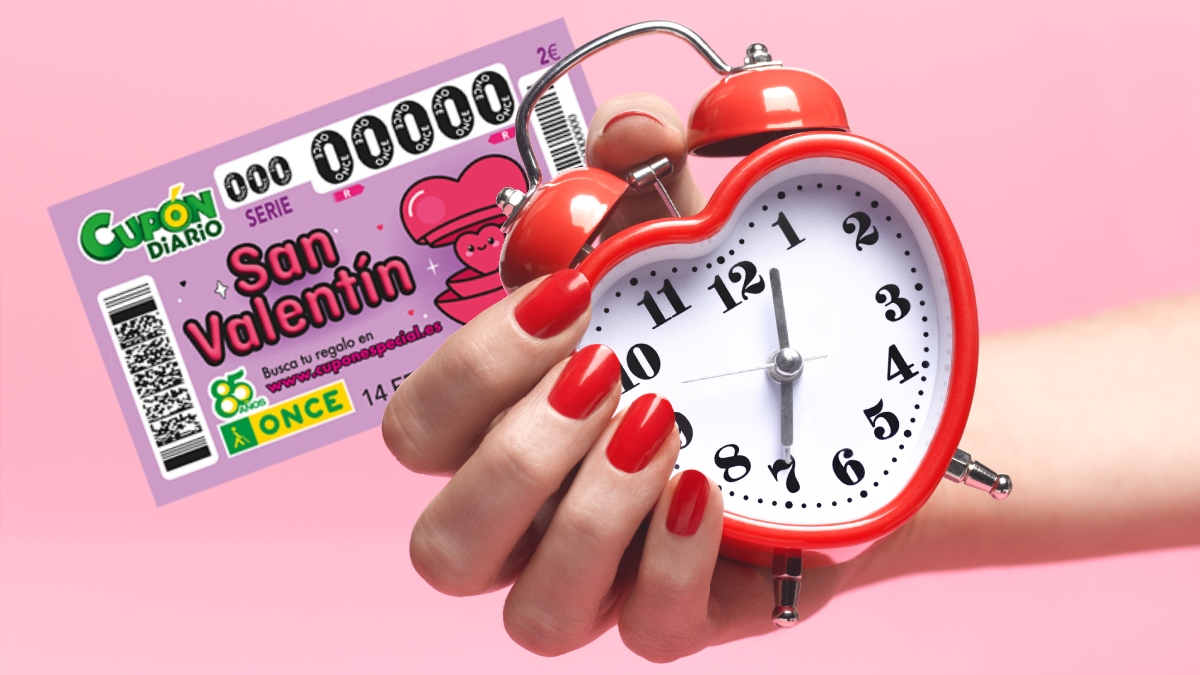 Cupón de San Valentín ONCE 2024: horario y dónde ver el sorteo del 14 ...