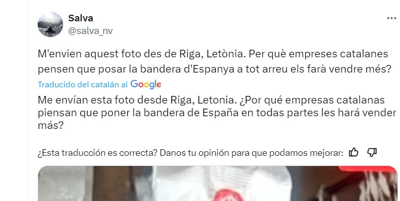 El producto español que han visto en un supermercado de Letonia provoca ...