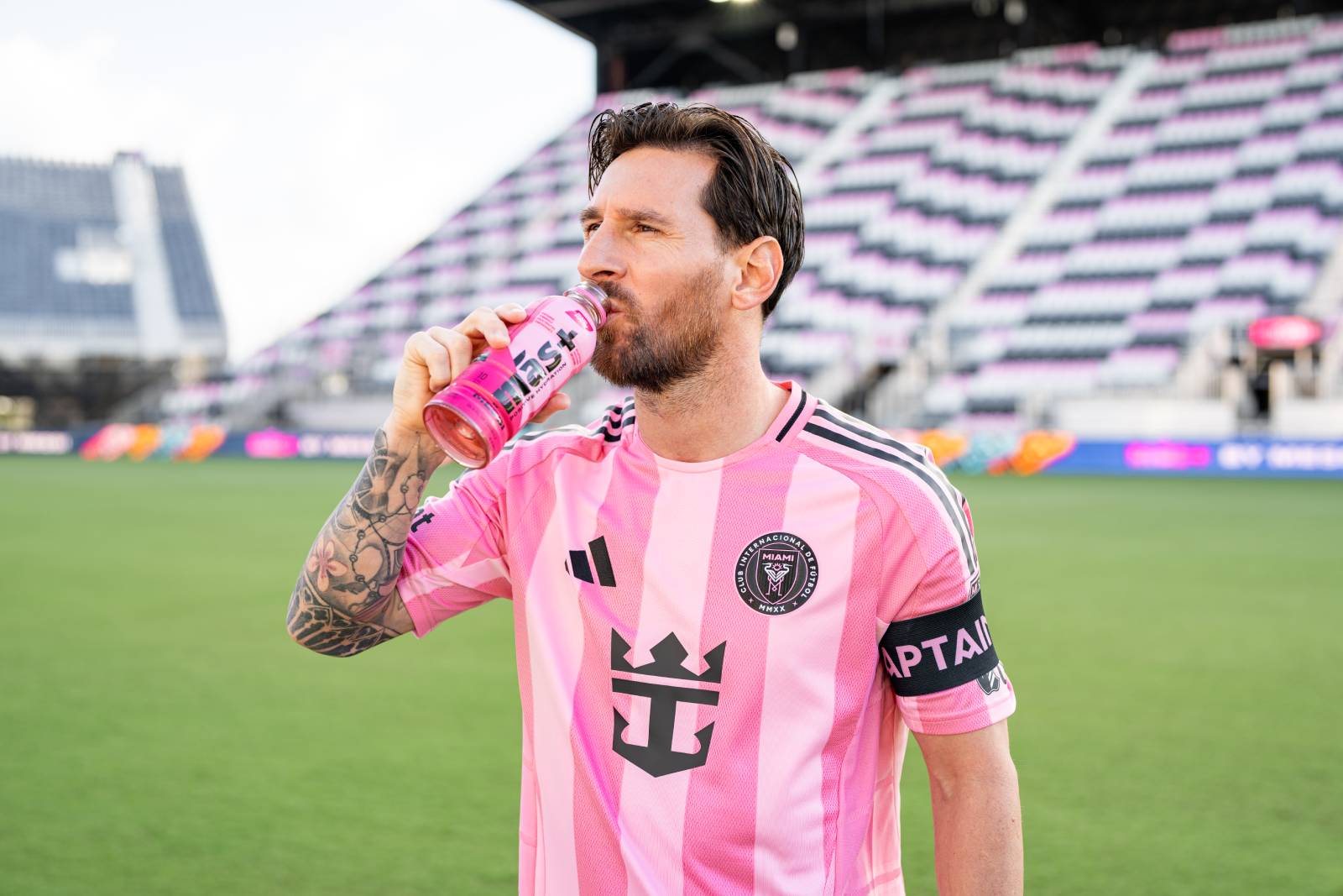 Inter Miami y la nueva marca de bebidas de Leo Messi firman una alianza