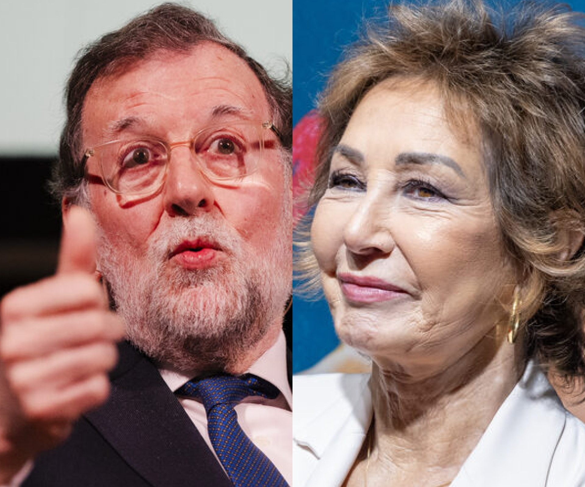 Ana Rosa no puede evitar reírse después de la respuesta de Rajoy a la ...