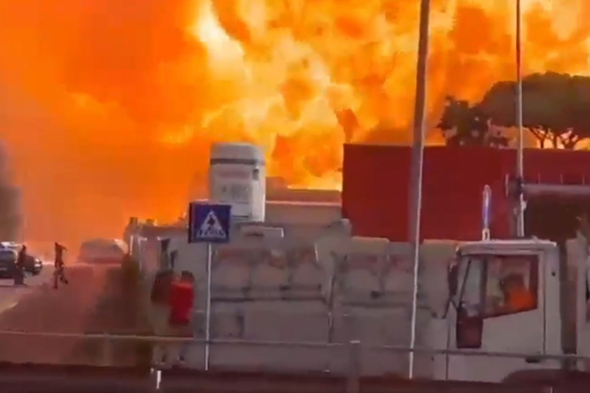 Al menos 25 heridos por una espectacular explosión en una gasolinera en ...