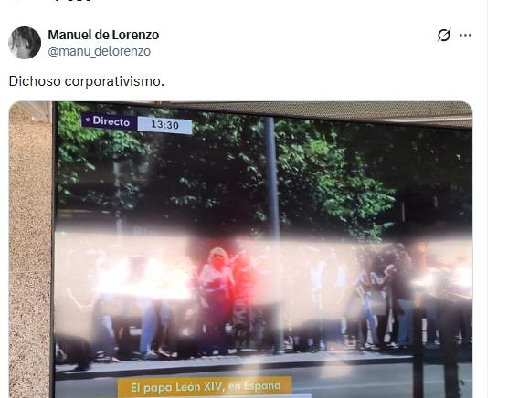 Se fijan en el apellido de esta periodista que cubre la visita del papa ...